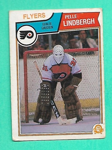 (1) PELLE LINDBERGH 1983-84 O-PEE-CHEE # 268 FLYERS GOALIE ROOKIE ...