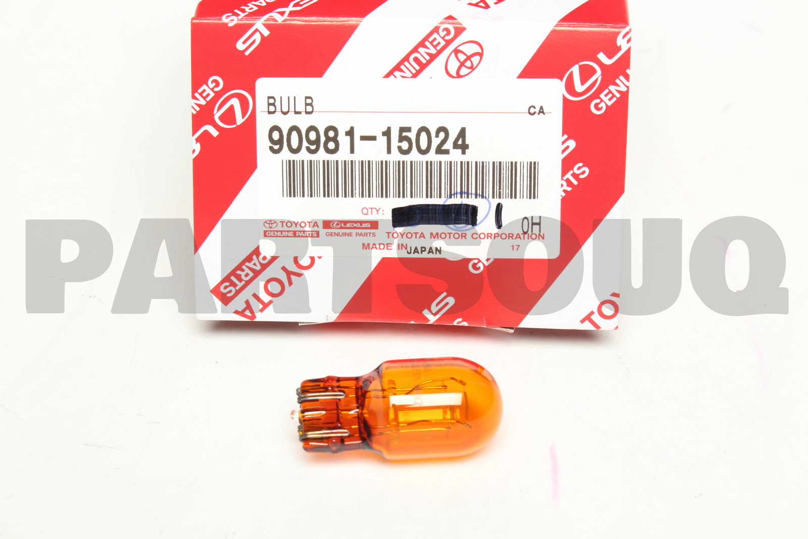 9098115024 Genuine Toyota BULB (FOR FRONT TURN SIGNAL LAMP) 90981-15024 ...