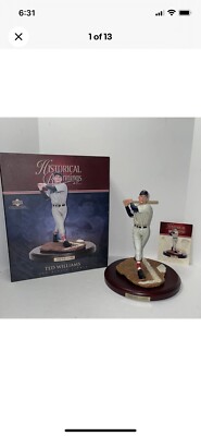 Ted Williams Upper Deck Historical Beginnings Statue Red Sox great rare ...