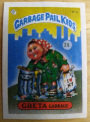 Rare Colombian Garbage Pail Kids Mini Single #26 Greta Garbage | eBay