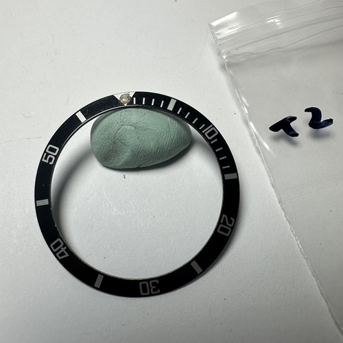 Rolex Submariner 5513 1680 Insert Noir Non Lumineux Vintage | eBay