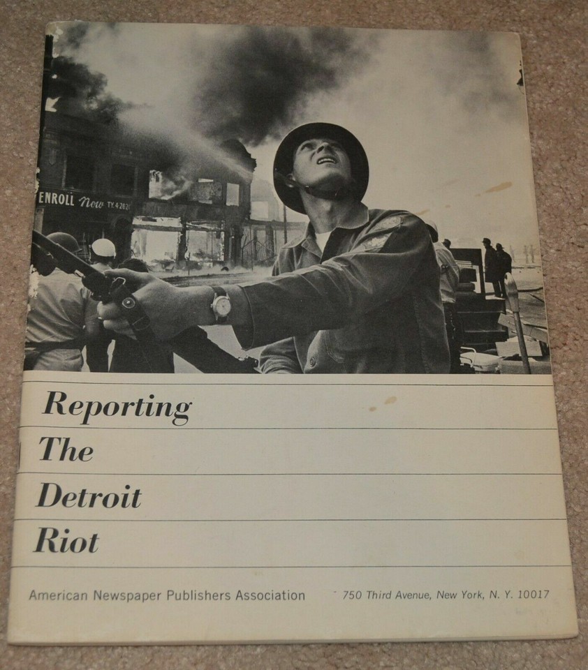 DETROIT RIOTS 1968 VINTAGE AFRICAN AMERICAN PUBLICATION SCARCE 60PP ...
