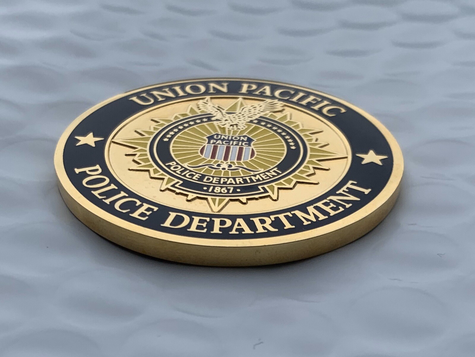 Union Pacific Police Dept. Train Railroad Special Agent Challenge Coin ...