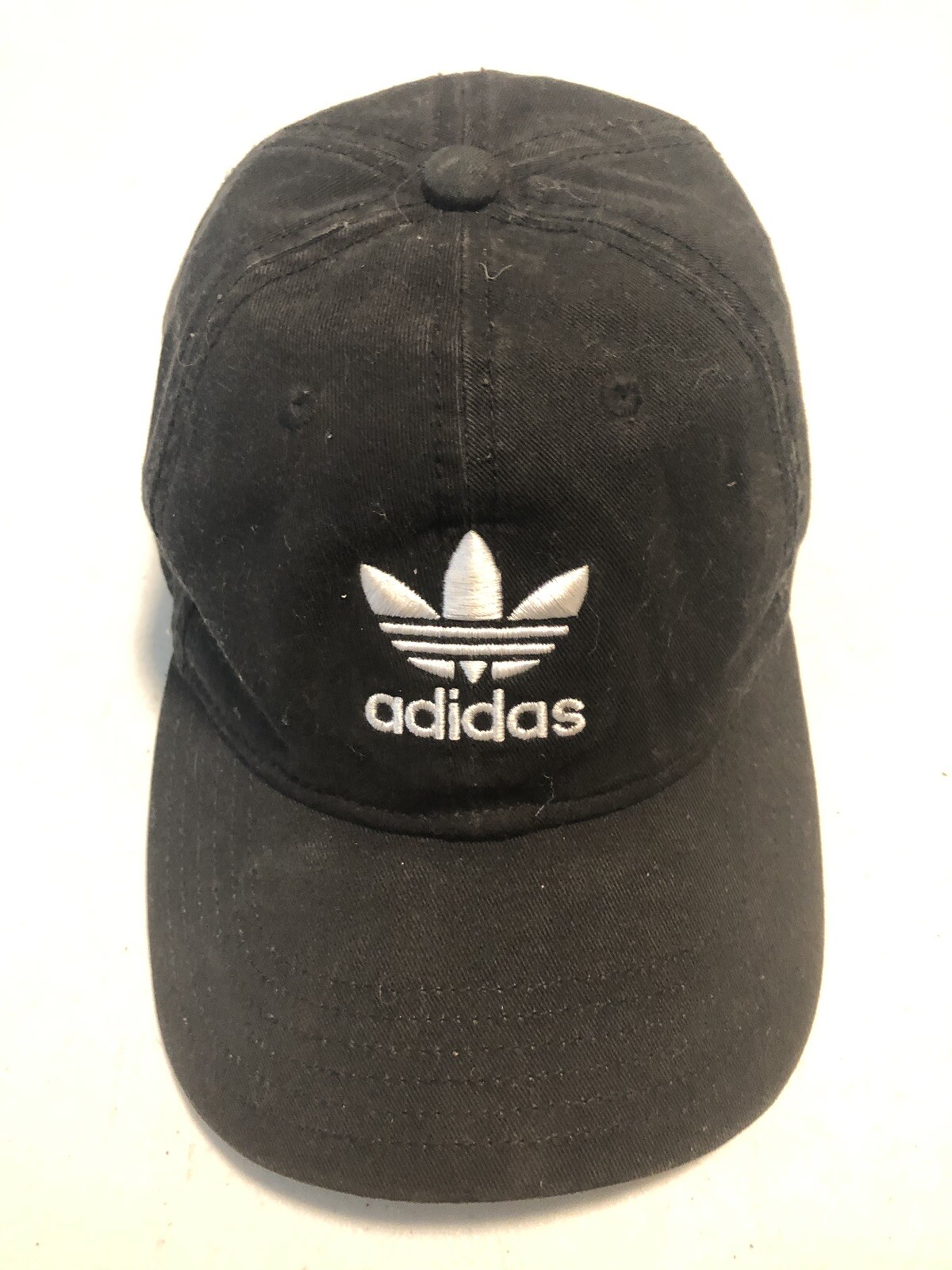 Vintage Adidas Logo Hat Cap Black Adjustable Cap Adid… - Gem