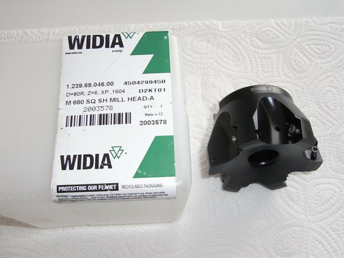 NEU Widia M680 D80 Z6 90° Planfräser Ø 80mm mit Rechnung für XP..1604.. | eBay.de