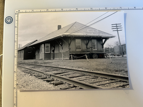 Vintage photo Rutland Railroad train station Center Rutland VT Carris ...
