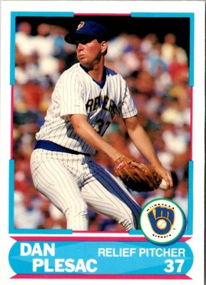 1988 Score Young Superstars II Dan Plesac #32 Milwaukee Brewers ...