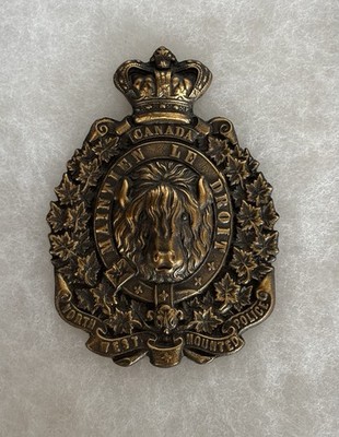 NORTH WEST MOUNTED POLICE NWMP PLAQUE | eBay