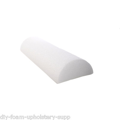 2mtr long Upholstery Profile D SHAPE. Polyfoam edge roll 50mm x 25mm ...