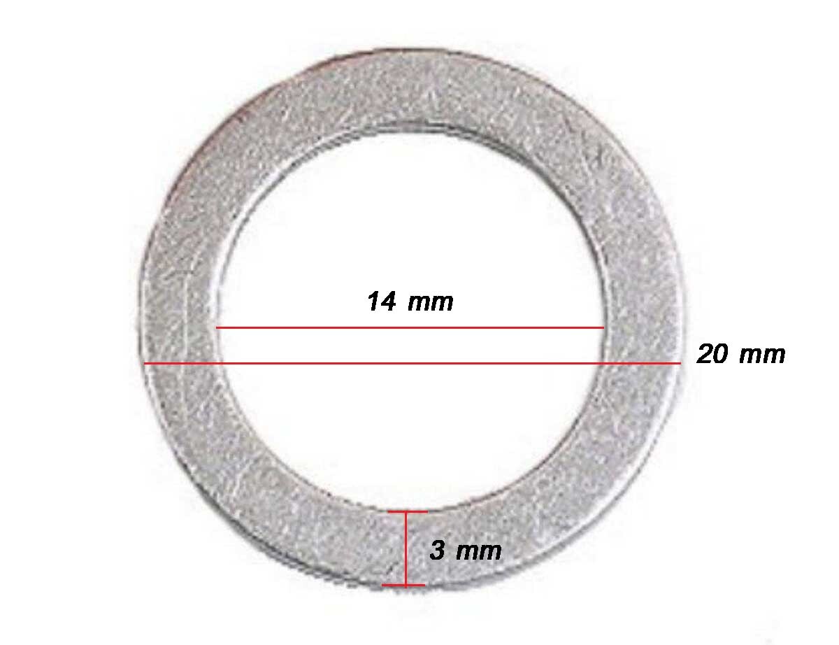 5 Drain Pulg Washers 99564-1400 For Mazda 2 3 6 CX3 CX9 CX30 MX5 Miata ...