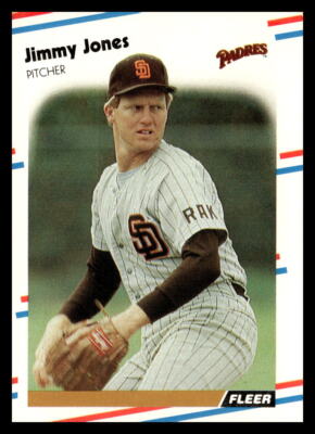 1988 Fleer #588 Jimmy Jones San Diego Padres Baseball Card | eBay