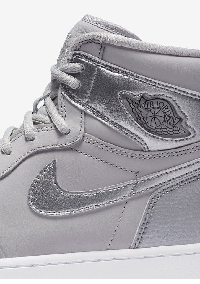 Air Jordan 1 Retro High Go Co Japan Tokyo Neutral Grey Metallic Silver ...