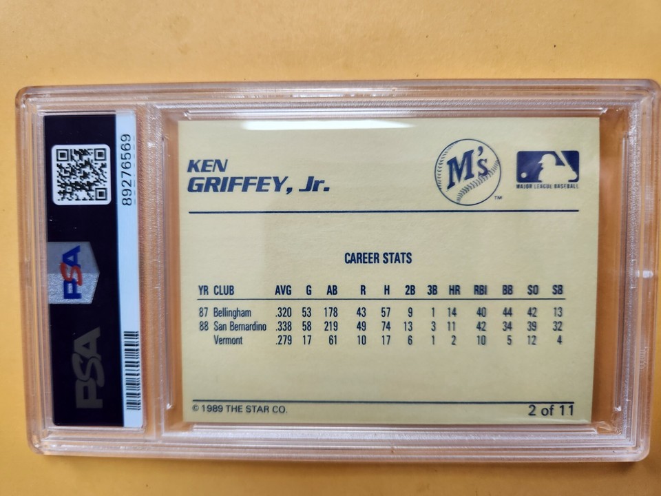 1998 Star_Ken Griffey Jr. #2 Career Stats_PSA8 | eBay