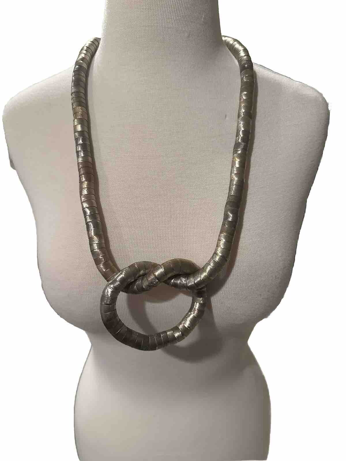 Vintage Flexible Stacked Mixed Silver Gold Tone Metal… - Gem