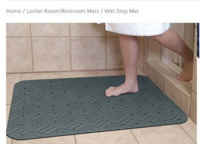 Grey Wet Step Mat | 2' X 3' | B071WB90PG | Indoor/Outdoor | Non-Slip ...