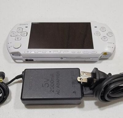 Official Sony White PSP 3000 with upgraded battery and charger | eBay