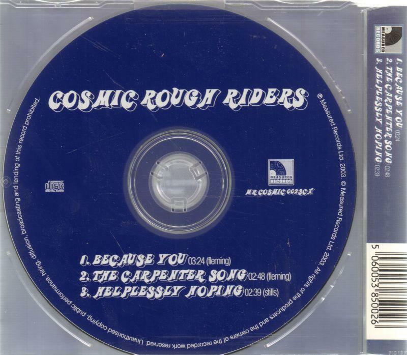 Cosmic Rough Riders(CD Single)Because You-New 5060053850026| eBay