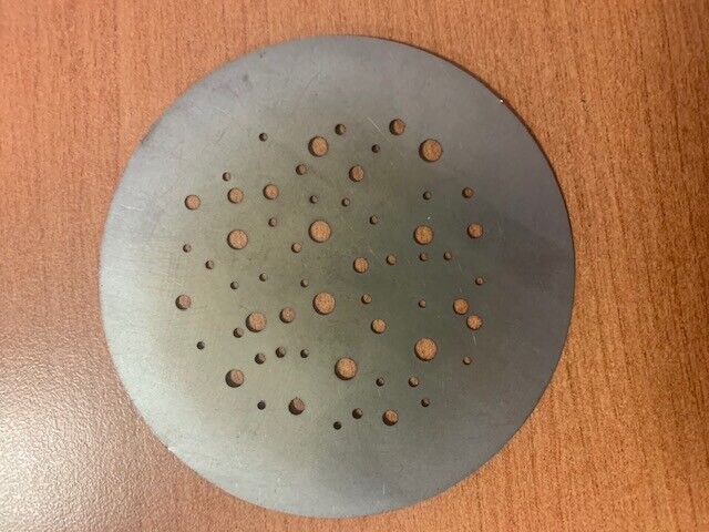 Metal gobo Type 67 for Clay Paky Stage Zoom Goldenscan HPE - 65mm metal ...