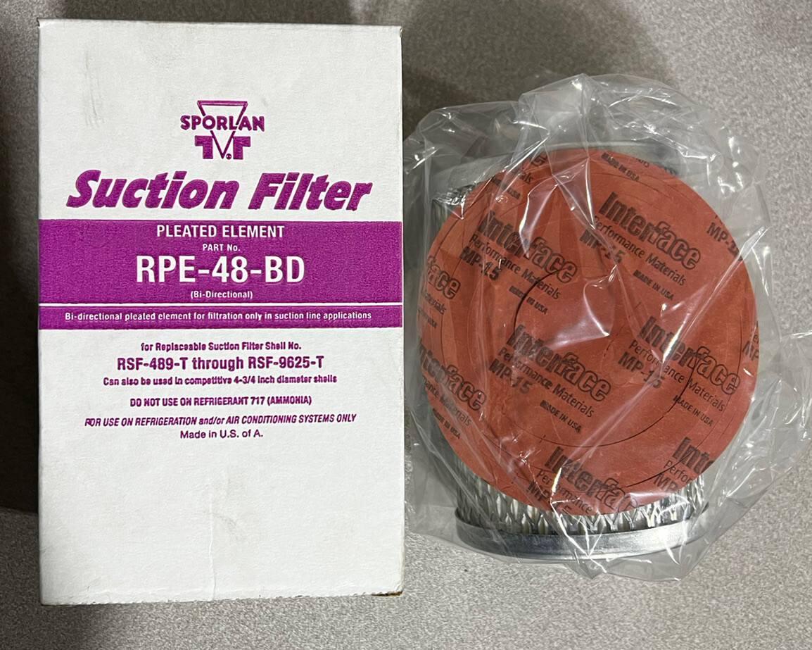 2 Sporlan Rpe-48-bd Suction Filter RPE48BD for sale online | eBay