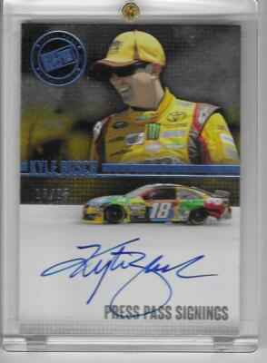 Kyle Busch 2015 Press Pass Signings Authentic Autograph Card 16/25 | eBay