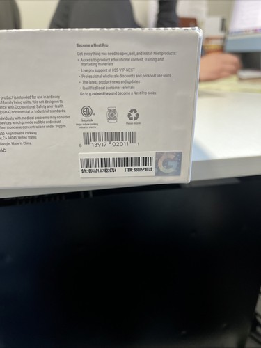 Nest Pro Edition Smoke and Carbon Monoxide Alarm Wired | eBay