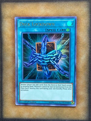 Yugioh Deck Lockdown DUOV-EN090 Ultra Rare 1st Ed NM | eBay