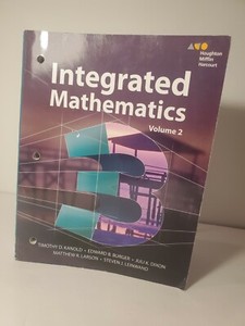 HMH Integrated Math 3 Volume 2 Interactive Student Edition Good ...