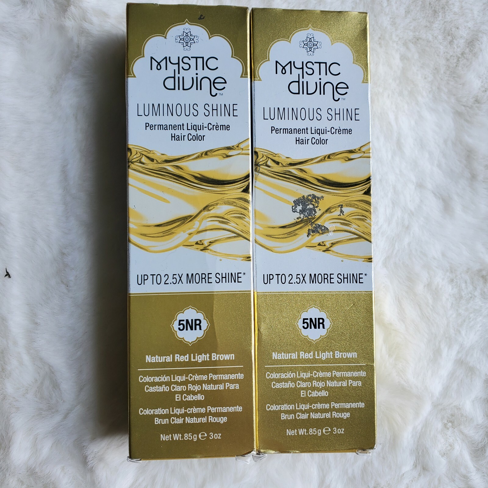 2 MYSTIC DIVINE LUMINOUS SHINE PERMANENT HAIR COLOR 5NR Natural Red ...