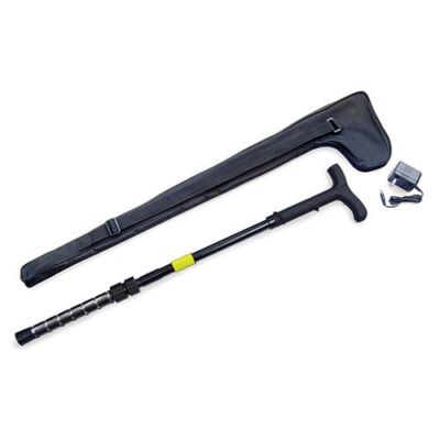 Stun Walking Cane with Flashlight 1 Million Volts Tactical Rechargeable ...