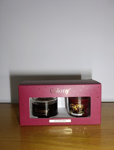 COLONY FRAGRANCED GIFT SET MULLED WINE REED DIFFUSER 100ML & VOTIVE ...