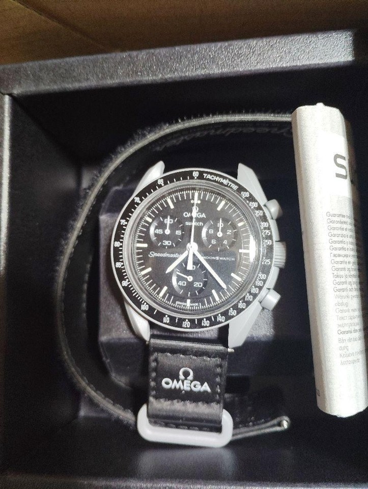 Swatch Omega MoonSwatch Speedmaster Watch With Box and Papers | eBay