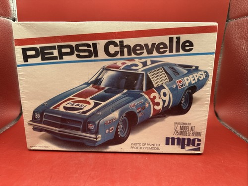 1977 MPC Chevy Chevelle Malibu PEPSI Vintage Nascar Stock Car # 1-1712 ...