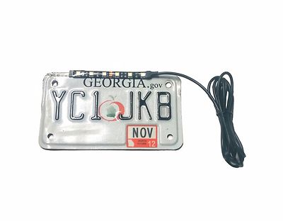 LED License Plate Strip 12v Cool White Light Waterproof Motorcycle Cafe ...