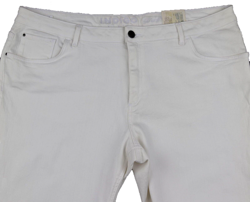 M&S Womens Marks and Spencer White Straight Jeans Size 20 Short LABEL ...