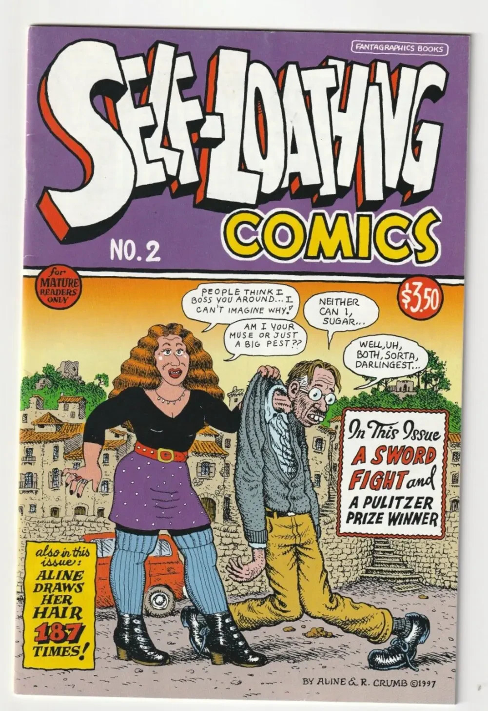 Self-Loathing Comics #2 (Fantagraphics 1997) VF Robert Crumb Cover ...