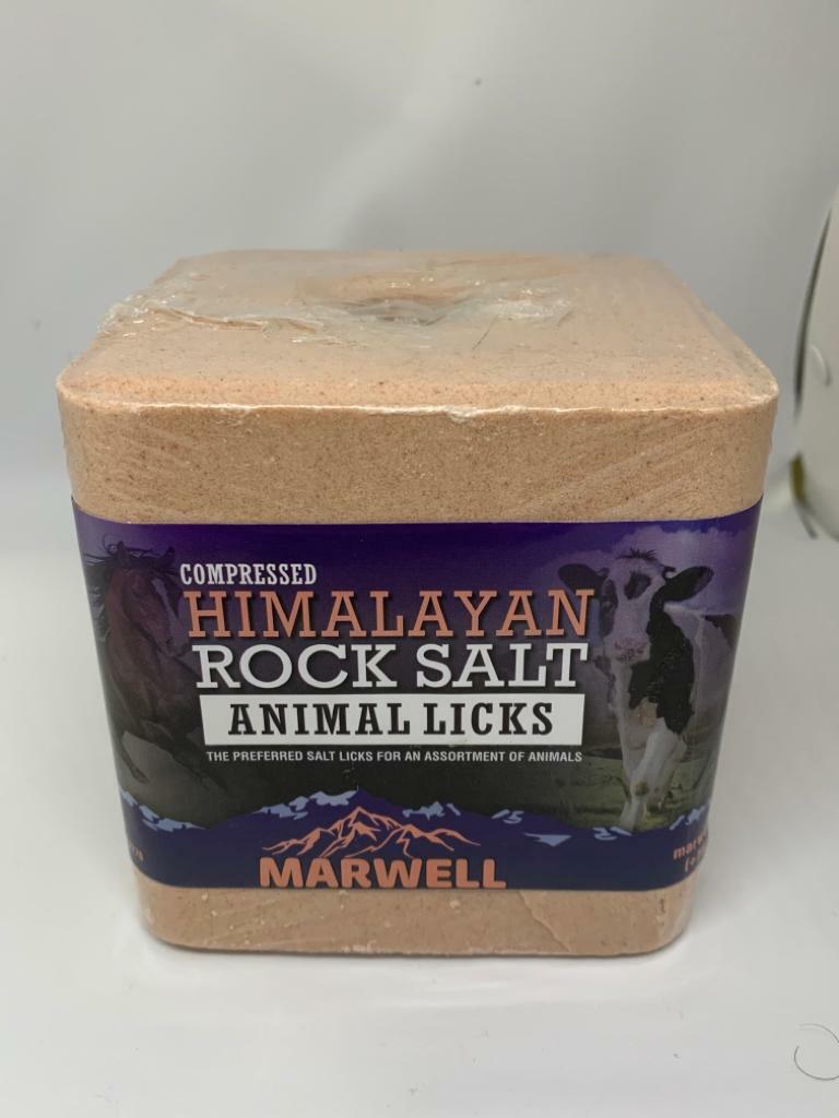 Compressed Himalayan Rock Salt Animal Licks Pink Salt Livestock | eBay ...