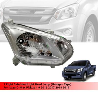 Right Headlight Head Lamp (Halogen Type) For Isuzu Dmax D-Max 2016 ...