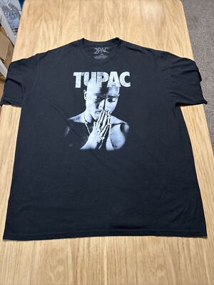 TUPAC T Shirt 2PAC Men's 2XL Prayer Hands Short Sleeve | eBay