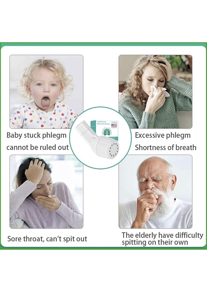 Lung Expansion&Mucus Relief Helper Breathing Exercise Device For Lungs ...