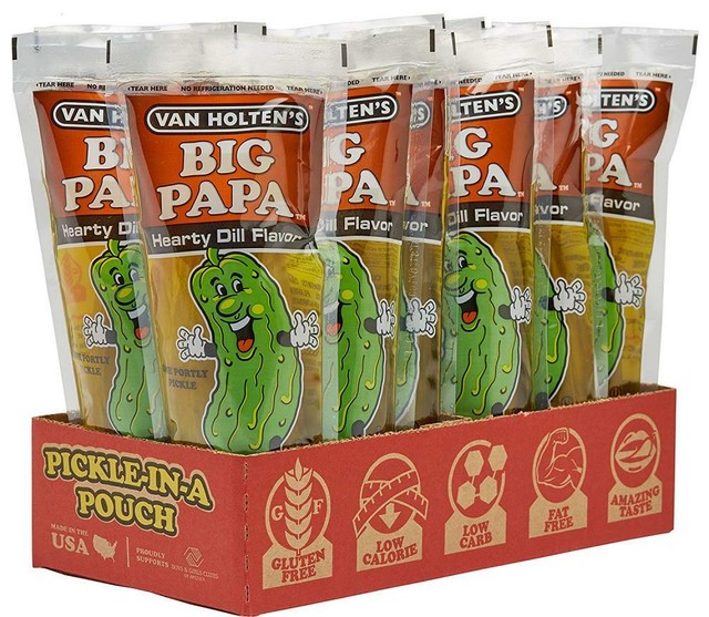 12/ctn DILL12 CONTINENTAL Concession Van Holten's Pickles Big Papa ...