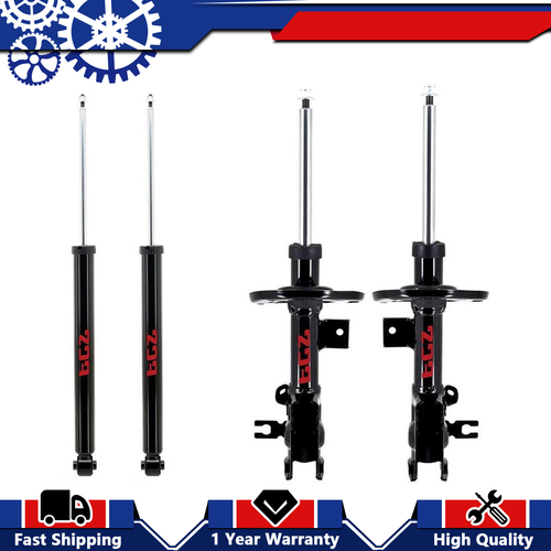 For 2014-2018 Mazda 3 FCS 4PCS Set Front Shocks Struts & Rear Shocks_SK ...