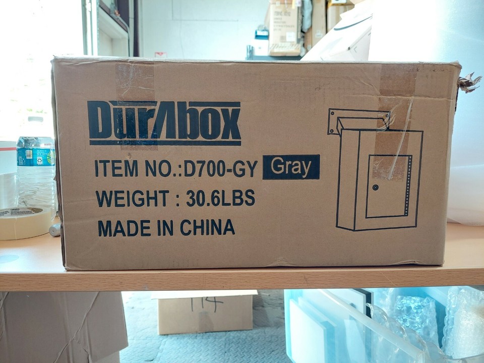 DuraBox D700-GY Through-Wall Drop Box With Adjustable Chute (LW) | eBay