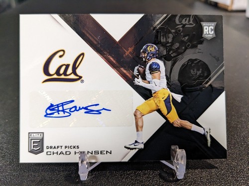 CHAD HANSEN 2017 Panini Elite Draft Picks Auto RC CAL GOLDEN BEARS WR ...