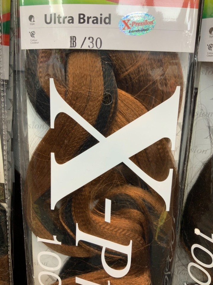 XPRESSION ULTRA BRAID HAIR FOR BRAIDING, EXPRESSION "KANEKALON ...