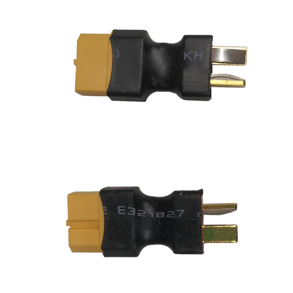 2 Male Deans Type T-plug to Female XT60 RC Battery Adapter US NEW | eBay