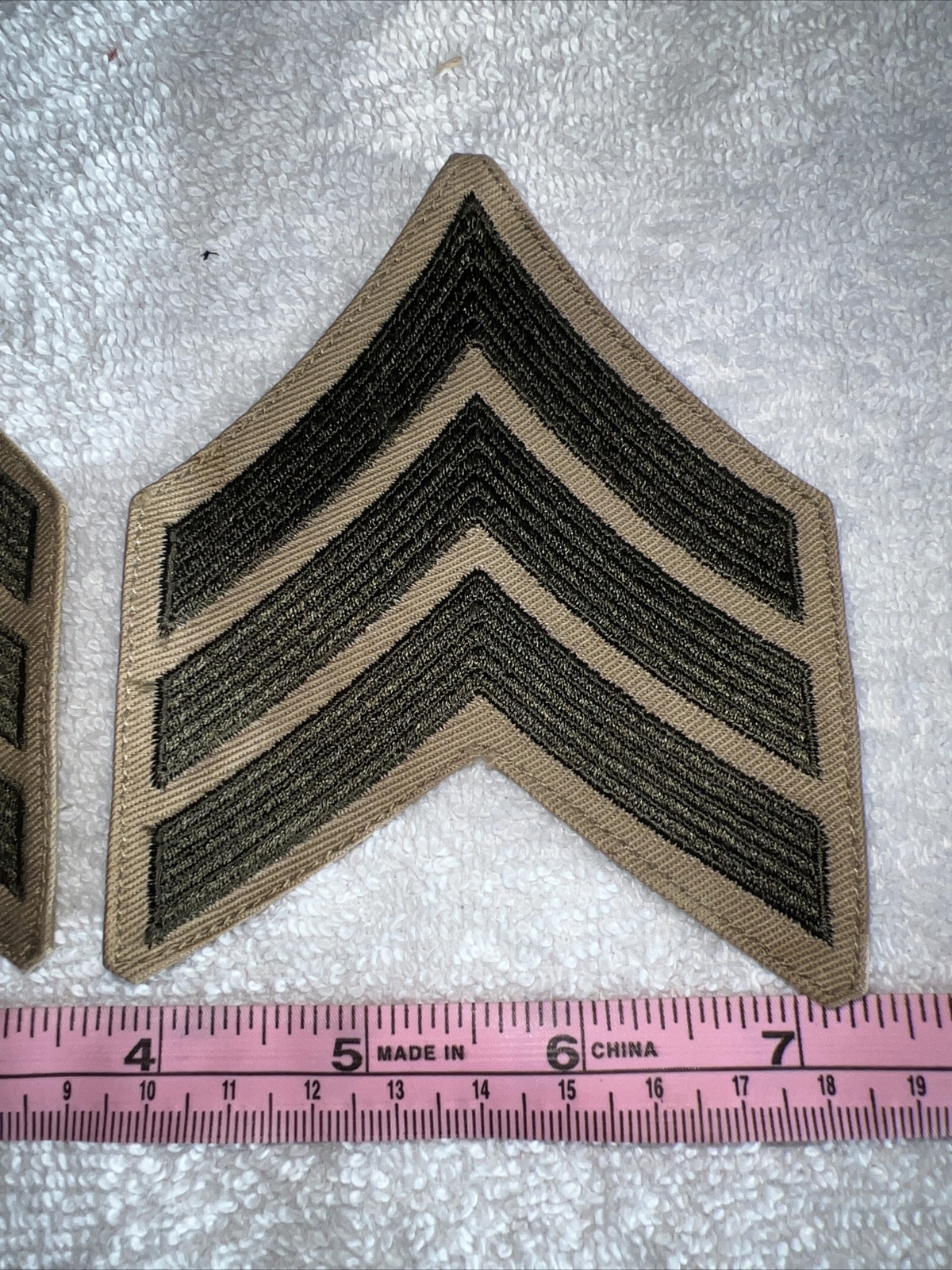 Original Late WW2/Korean War Pattern USMC Sergeant Chevrons | eBay