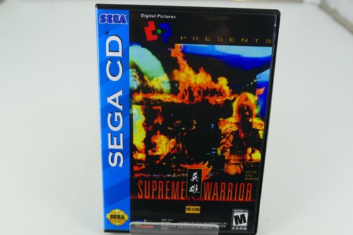 Supreme Warrior (Sega CD, 1994) Replacement box Both Discs | eBay