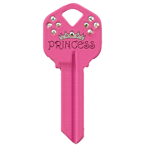 Diva Princess House Key Blank with Bling - Pink - Keys - Locks | eBay ...