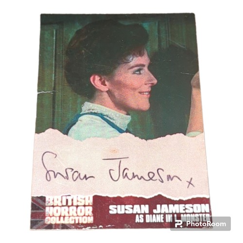 British Horror Collection Autograph Card SJ1 VARIANT signed by Susan ...