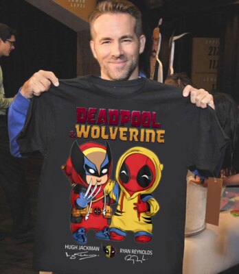 Baby Deadpool And Wolverine Thank You For The Memories Tshirt Men | eBay